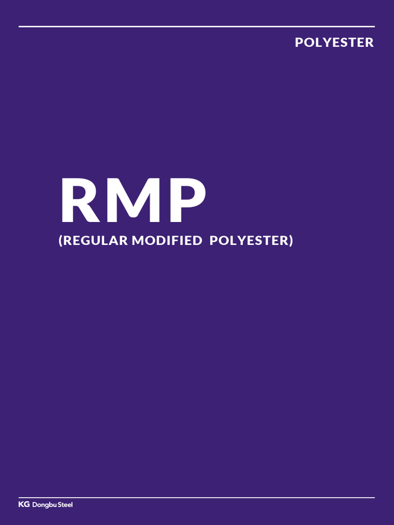 RMP Regular Modified Polyester | PDF | Coating | Sheet Metal