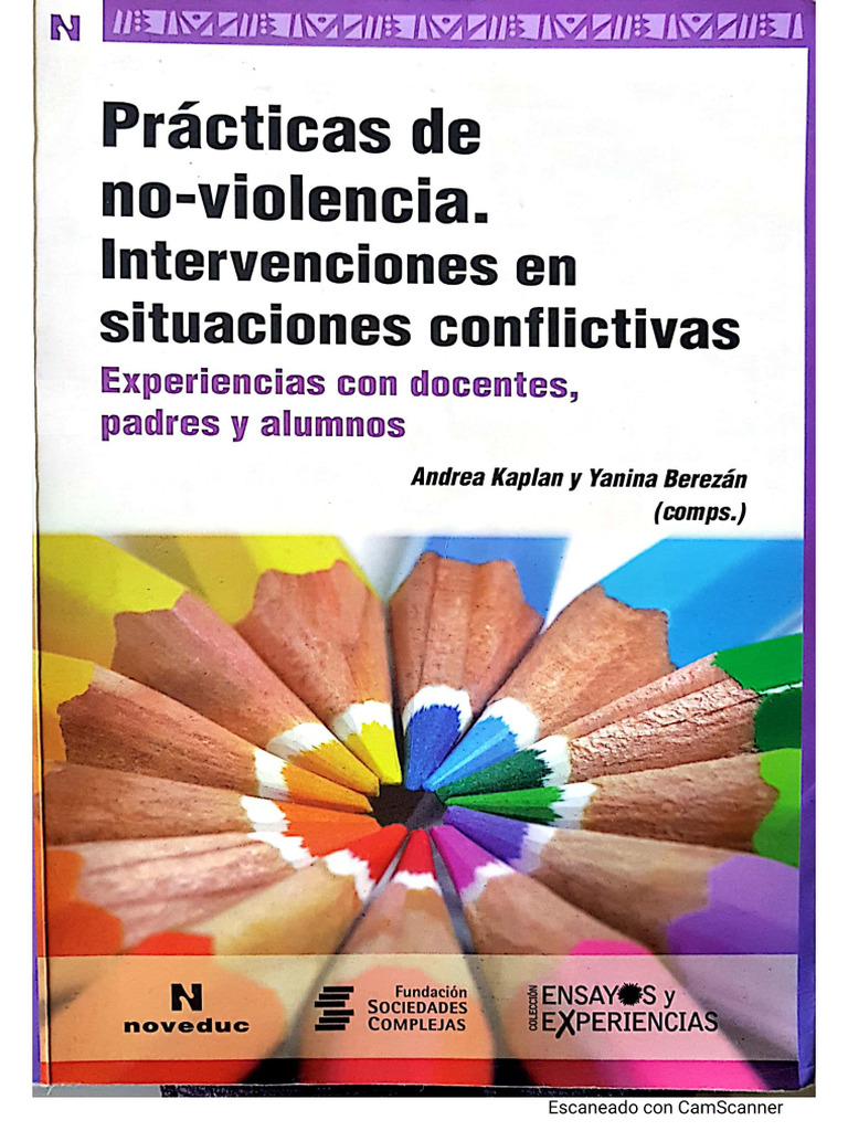 Prácticas de No-Violencia. Onetto y Barreiro | PDF