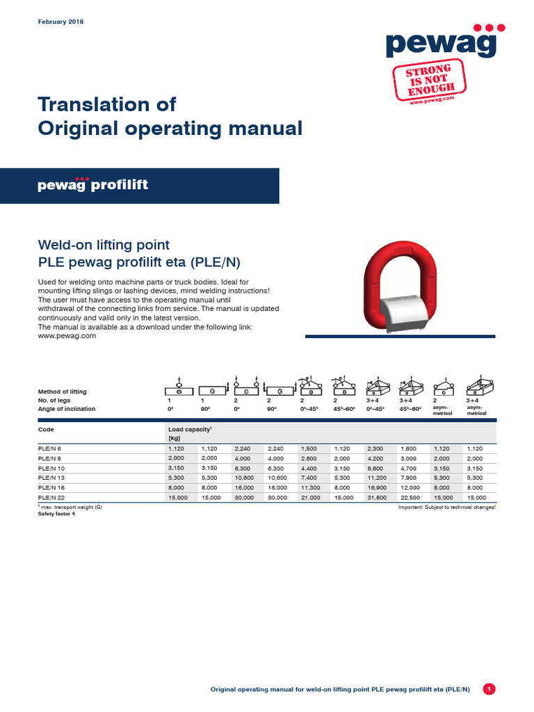 PLEN Operation Manual 2018 | PDF