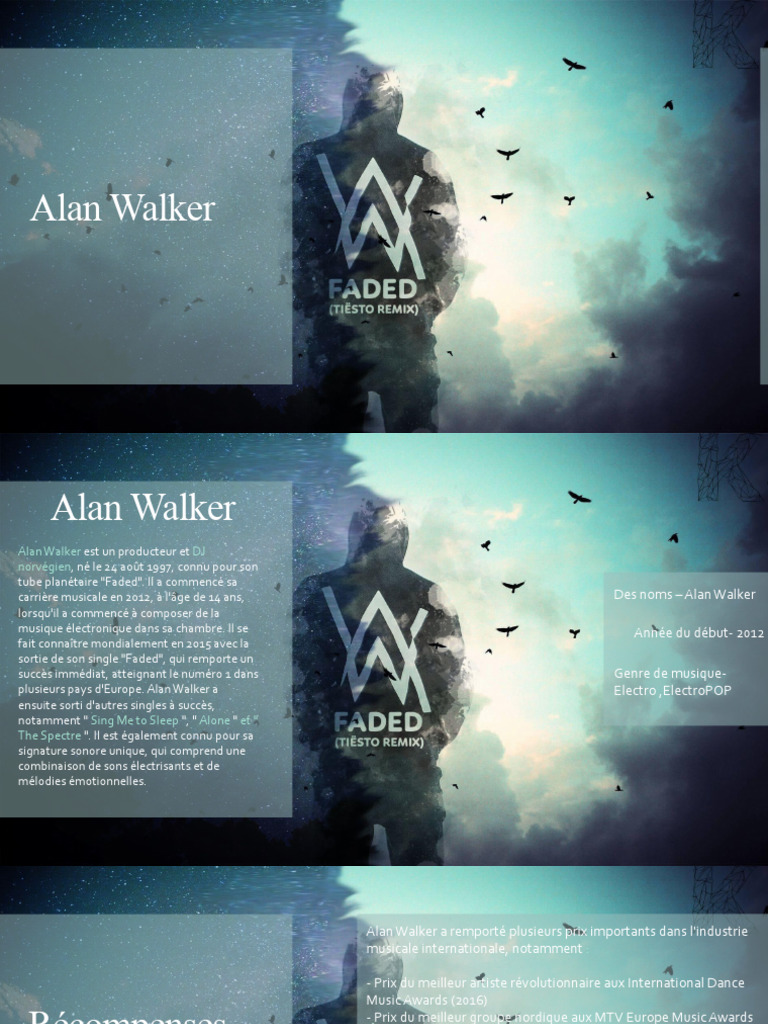 Biographie d'Alan Walker, DJ Norvégien | PDF | Industrie de la musique ...