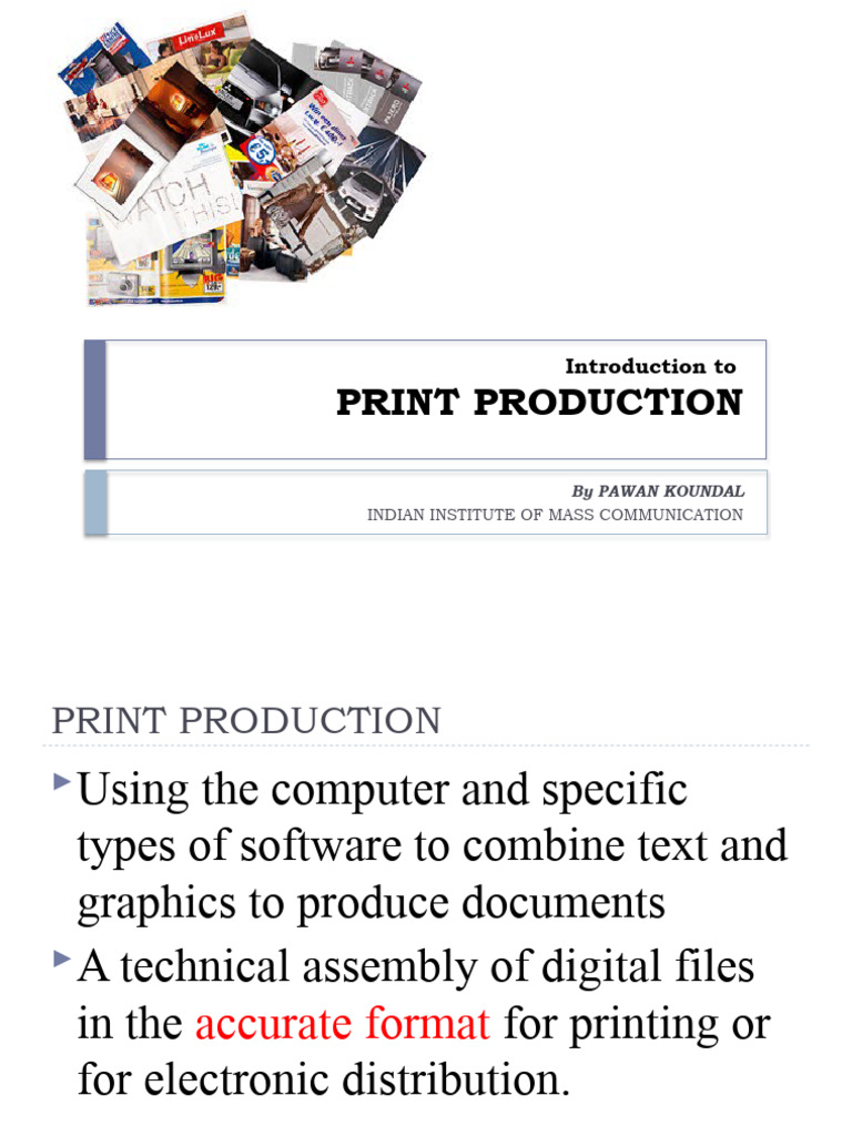 Introduction To Print Production-Revised 2 | Download Free PDF ...