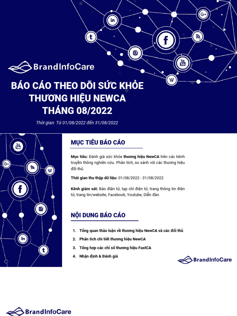 NewCA Brand Health Check Monthly Report | PDF