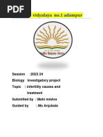 Biology Investigatory Project | PDF | Infertility | Assisted ...