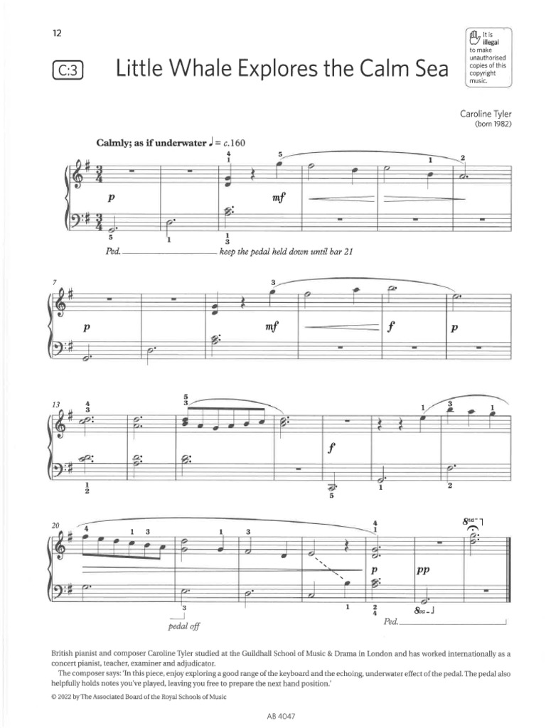 C. Tyler - Little Whale Explores The Calm Sea | PDF