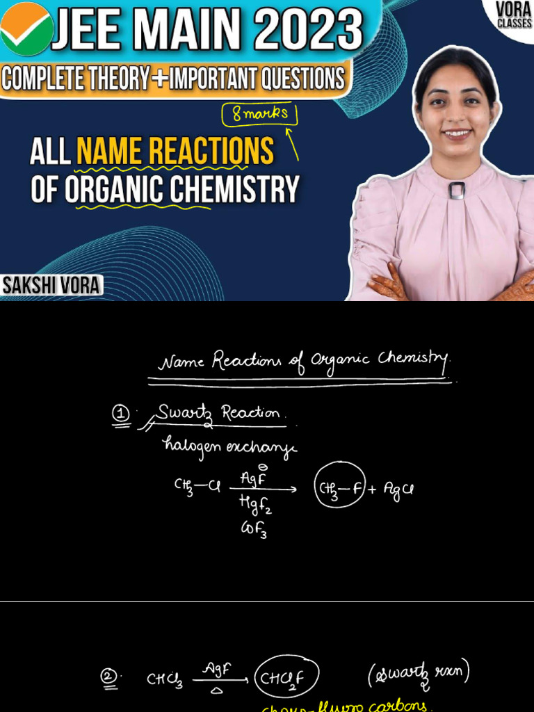 All Name Reactions of Organic Chemistry | PDF