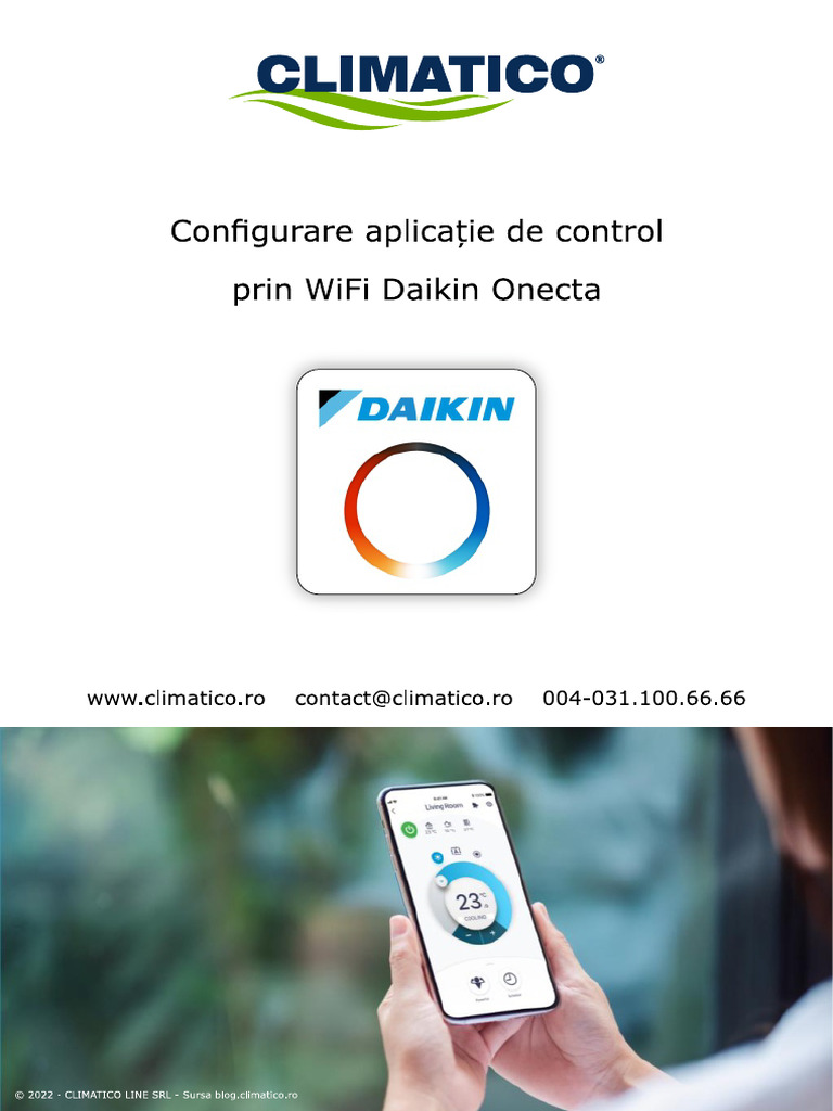 Tutorial Configurare Aplicatie Daikin Onecta | PDF