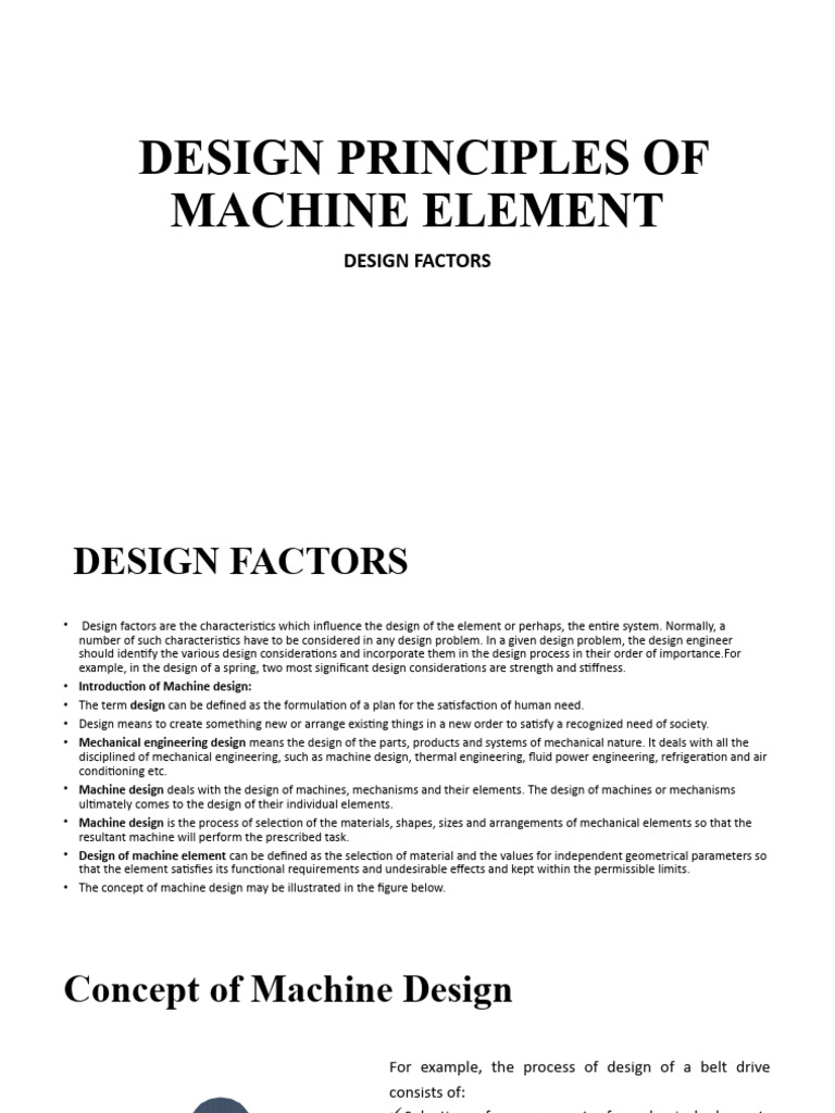 Design Factors | PDF | Machines | Engineering