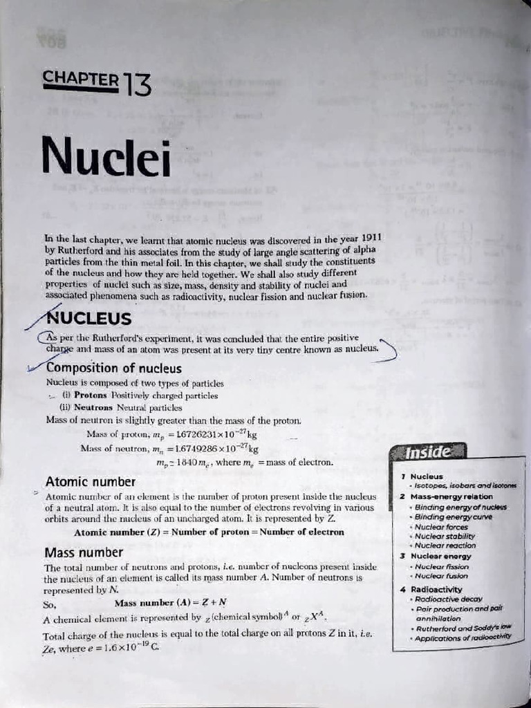 Nuclear Physics Essentials | PDF | Atomic Nucleus | Isotope