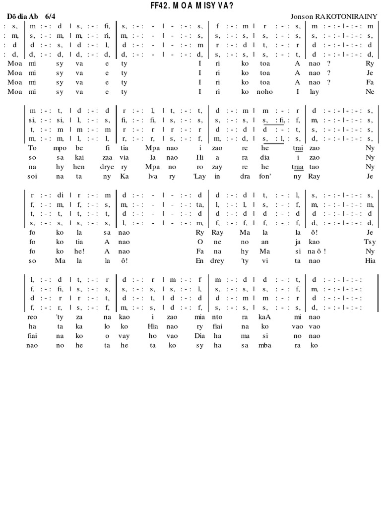FF 42 - Solfa - MG | PDF