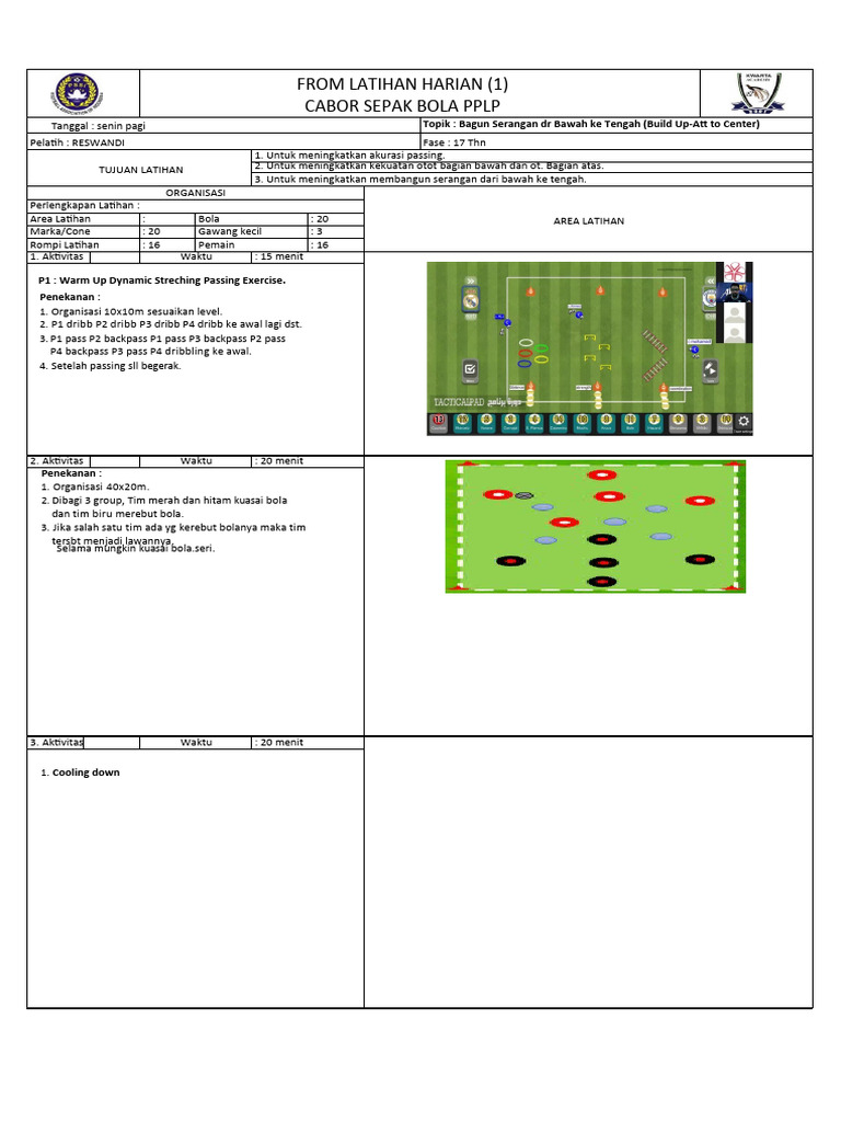 Contoh Trainning Session | PDF