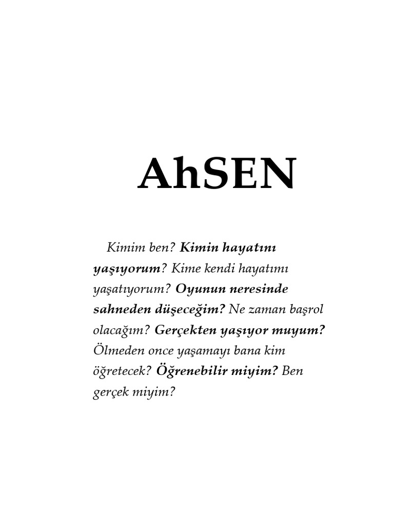 Ahsen Roman | PDF