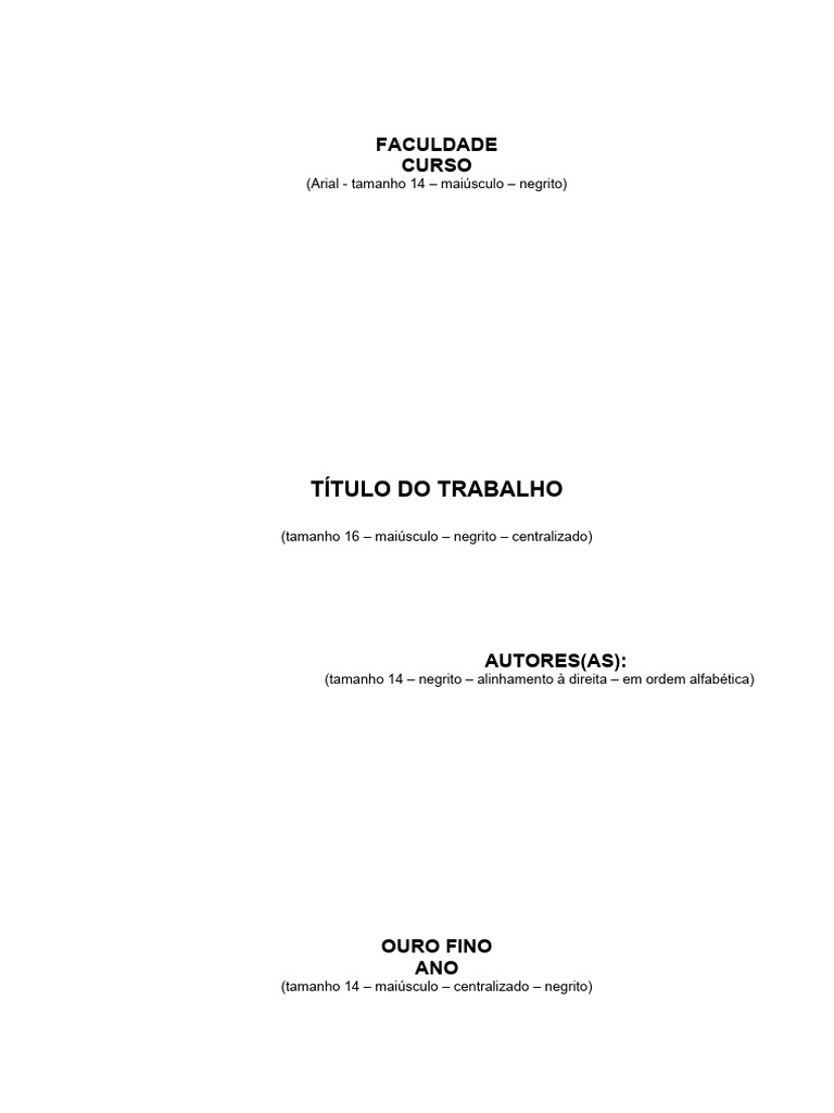 Modelo de Monografia | PDF | Comunicação escrita