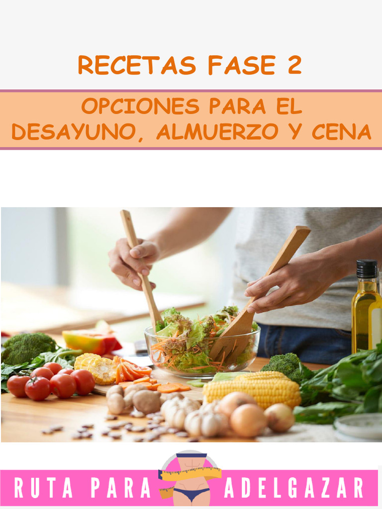 Recetas Fase 2 | PDF | ensalada | Vegetales