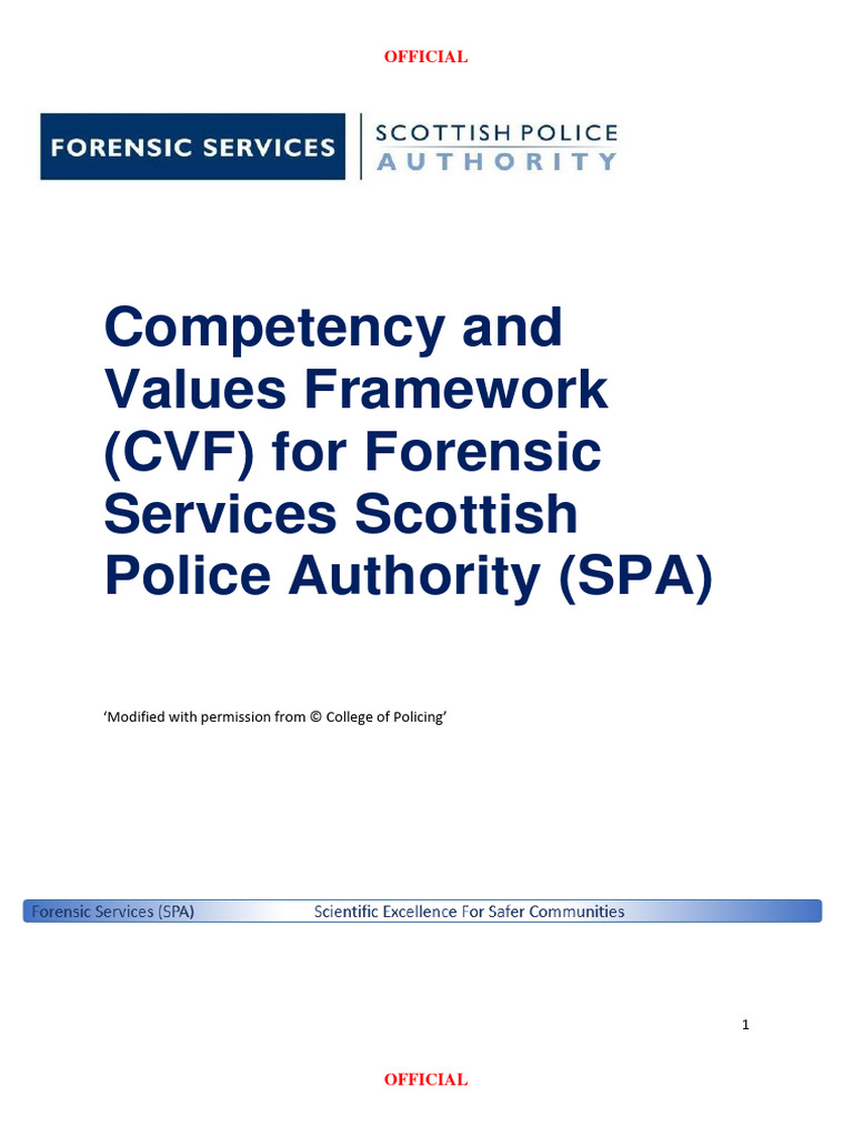 Forensic Services Competency Guide | PDF | Thought | Information