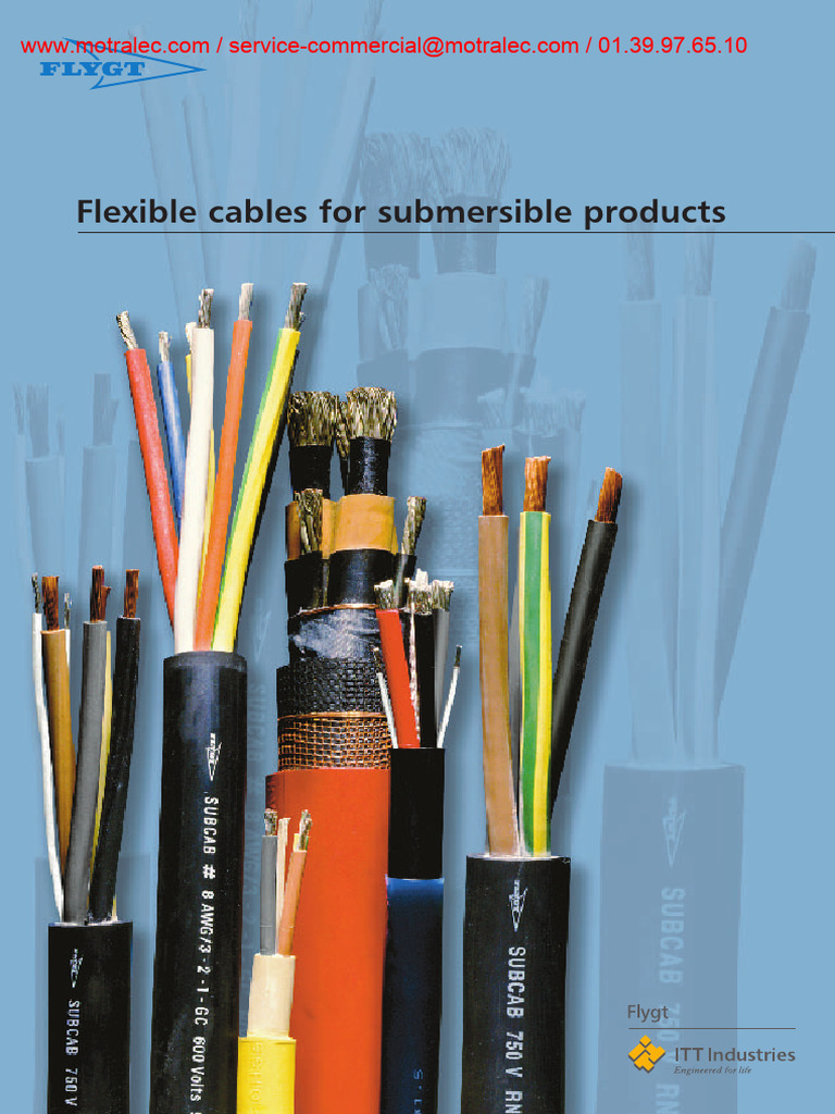 Flygt FLEXIBLE CABLES English | PDF | Insulator (Electricity ...