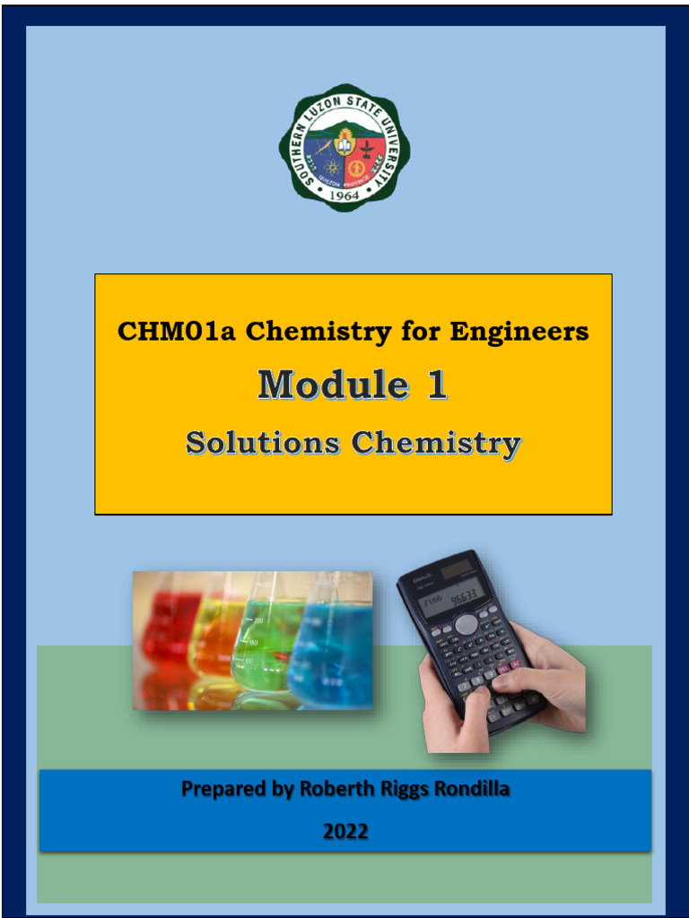 Module 01 Solutions Chemistry | PDF | Mole (Unit) | Significant Figures