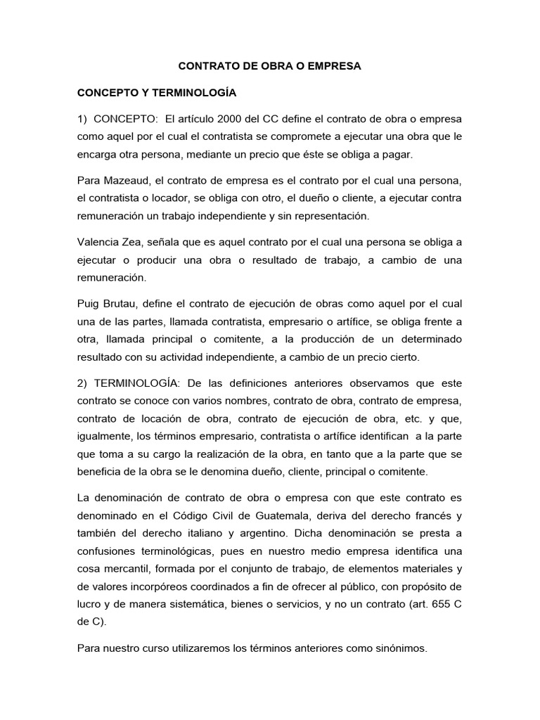 Contrato de Obra........ | PDF | Salario | Propiedad