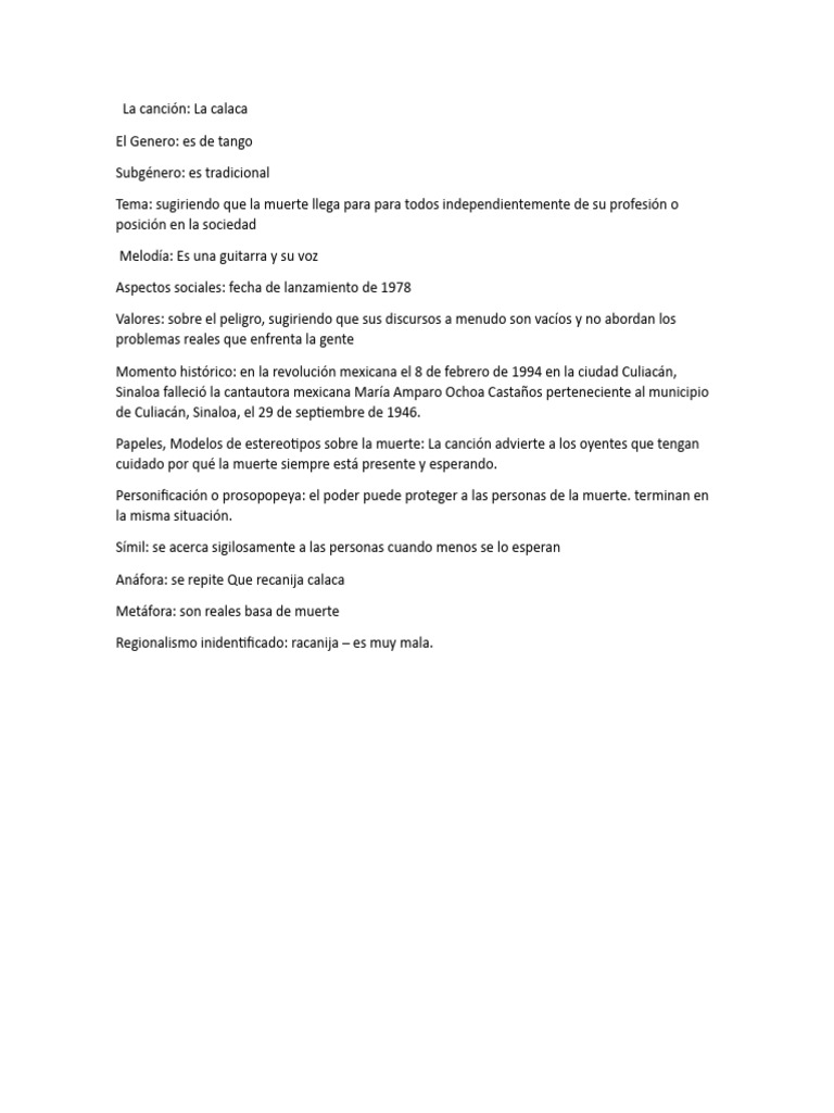 La Calaca | PDF | Ciencias sociales | Arte