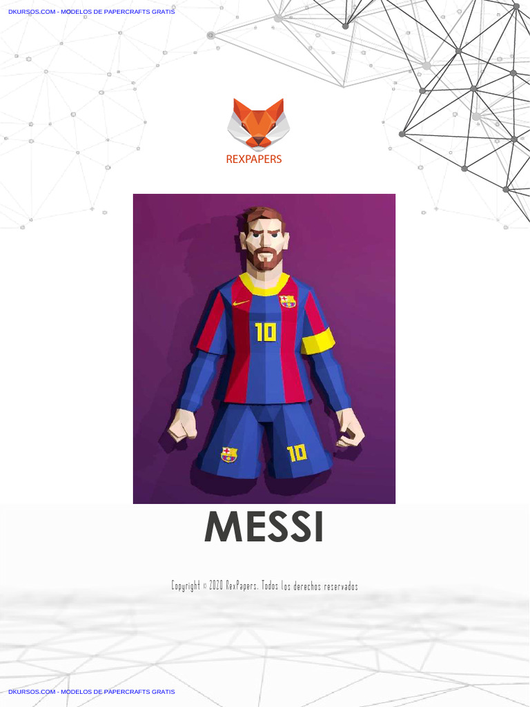 Messi - Plantillas | PDF