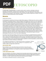 Partes Del Estetoscopio y Sus Funciones | PDF