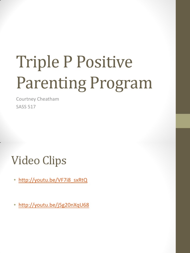 Triple P Positive Parenting Program | Parenting | Relationships