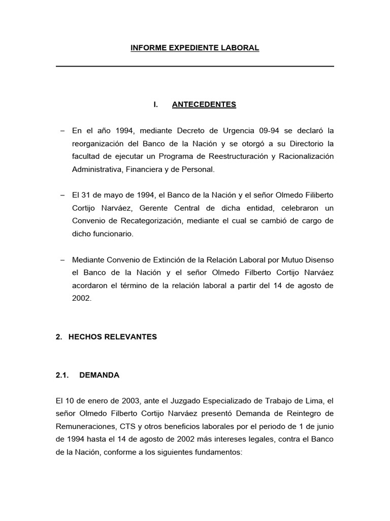 Informe 2 | PDF | Derecho laboral | Salario