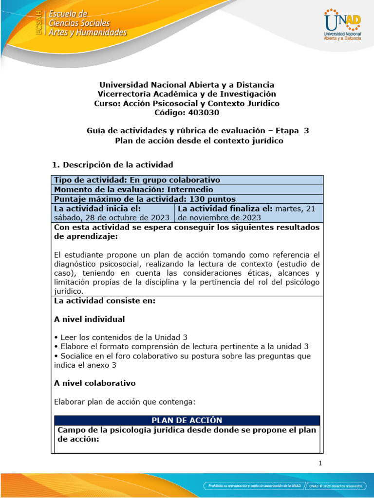 Guía de Actividades y Rúbrica de Evaluación – Unidad 3 - Etapa 3 ...