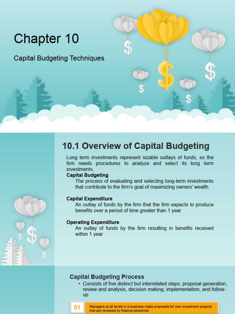 Capital Budgeting Techniques Explained | PDF | Net Present Value ...
