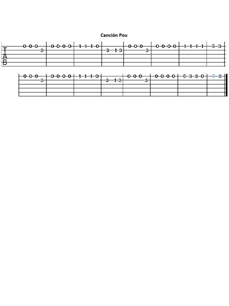 Canción Pou | PDF