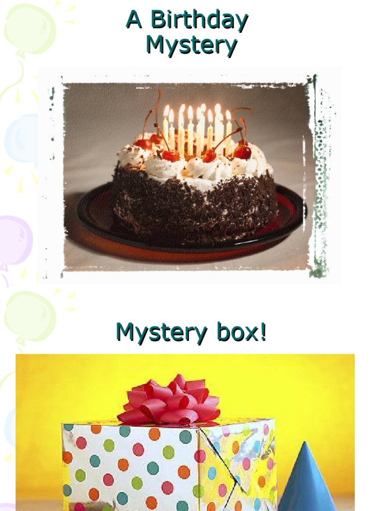 Birthday Mystery | PDF