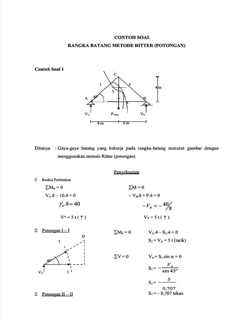 PDF Contoh Soal Modul 8 Ritter Compress | PDF