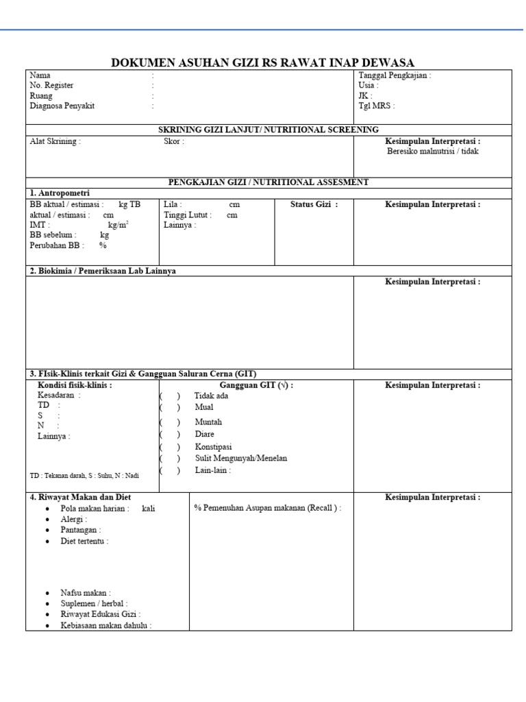 Formulir PAGT (NCP) | PDF