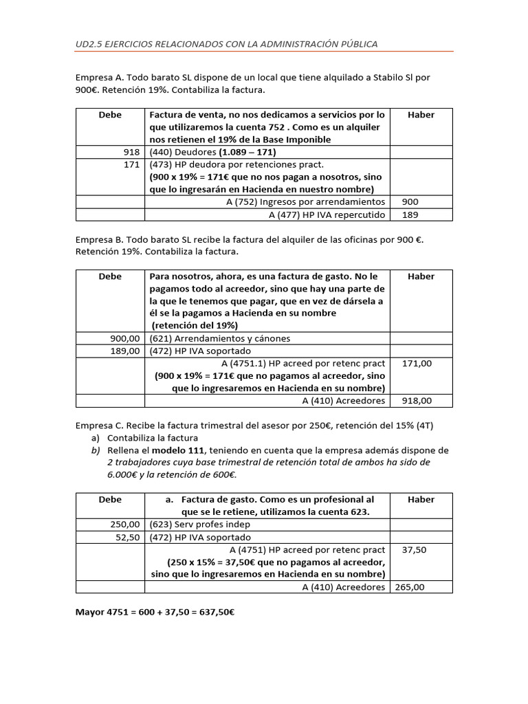 Ejerc Administracion Sol. | PDF | Gobierno | Impuestos