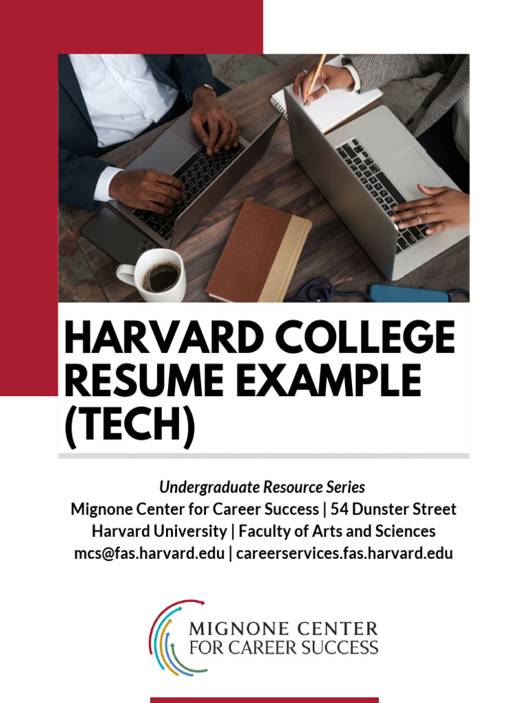 Harvard CS Resume Example Template | PDF | Websites | World Wide Web