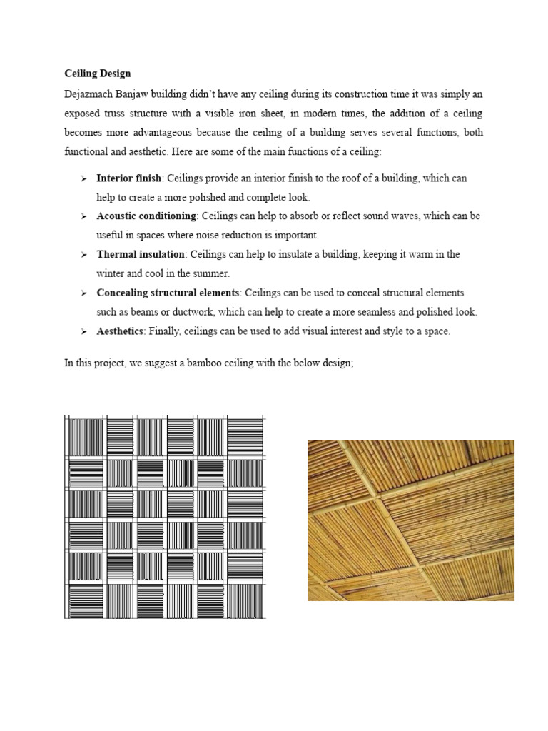 Ceiling Design | PDF