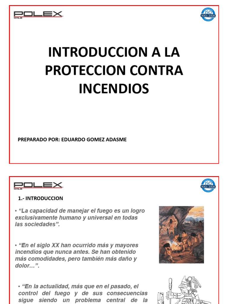 Curso 1 - Introduccion Al Fuego | PDF | Incendios | Combustión