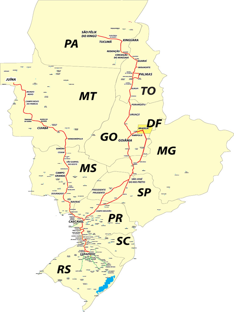 MAPA Completo Rotas | PDF