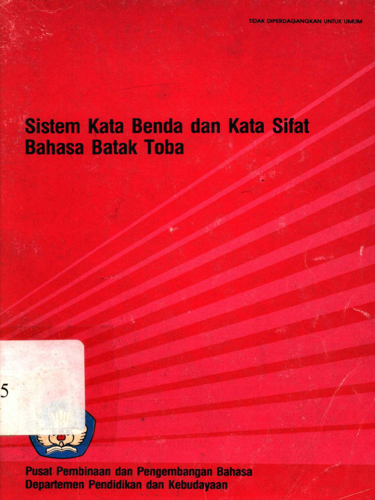 Sistem Kata Benda Dan Kata Sifat Bahasa Batak Toba | PDF
