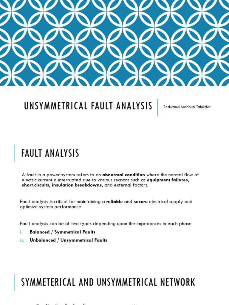Unsymmetrical Fault Analysis | PDF | Electricity | Electrical Engineering