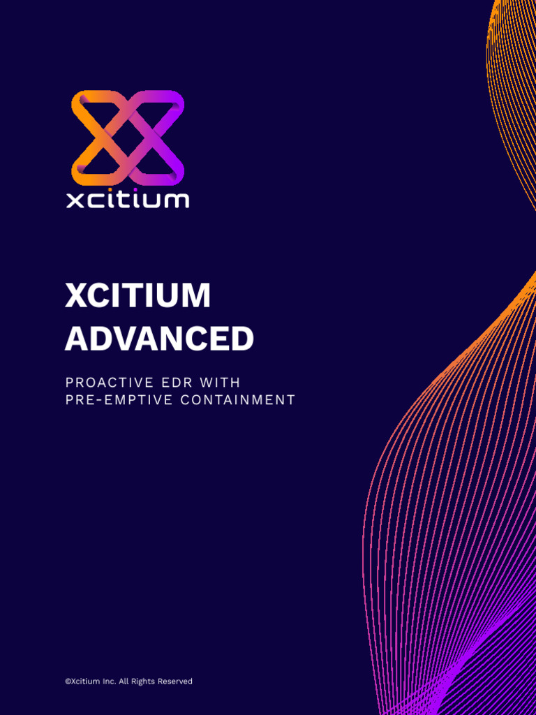 XcitiumAdvancedEDR DataSheet V6 | PDF | Security | Computer Security
