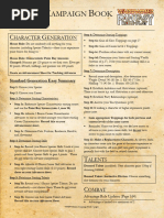 Coc Character Creation Cheat Sheet | PDF | Entertainment | Storytelling