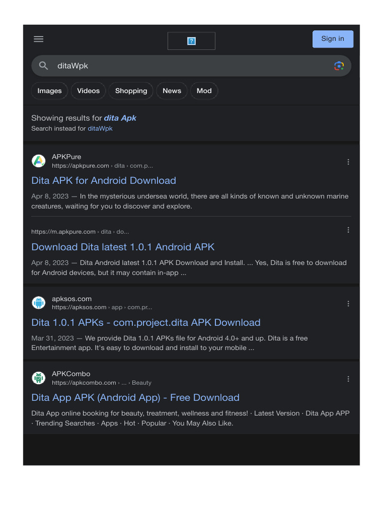 DitaWpk - Google Search | PDF | Android (Operating System) | Mobile App