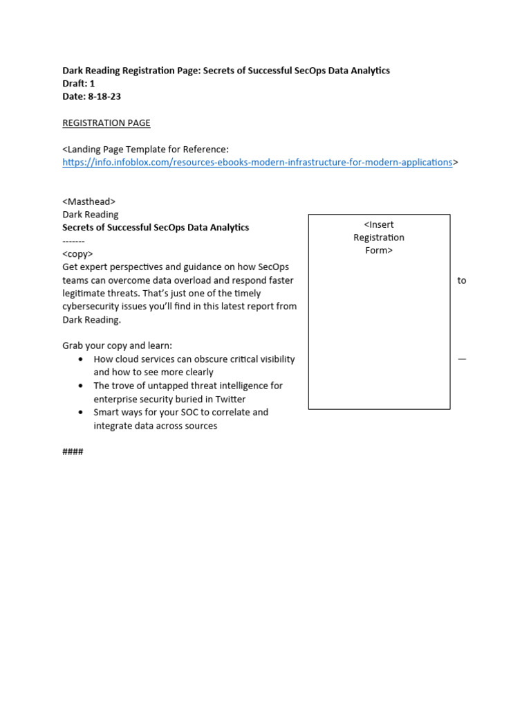 SecOps Data Analytics Insights | PDF