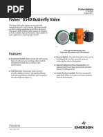 Product Bulletin Fisher 8560 High Performance Butterfly Control Valve ...