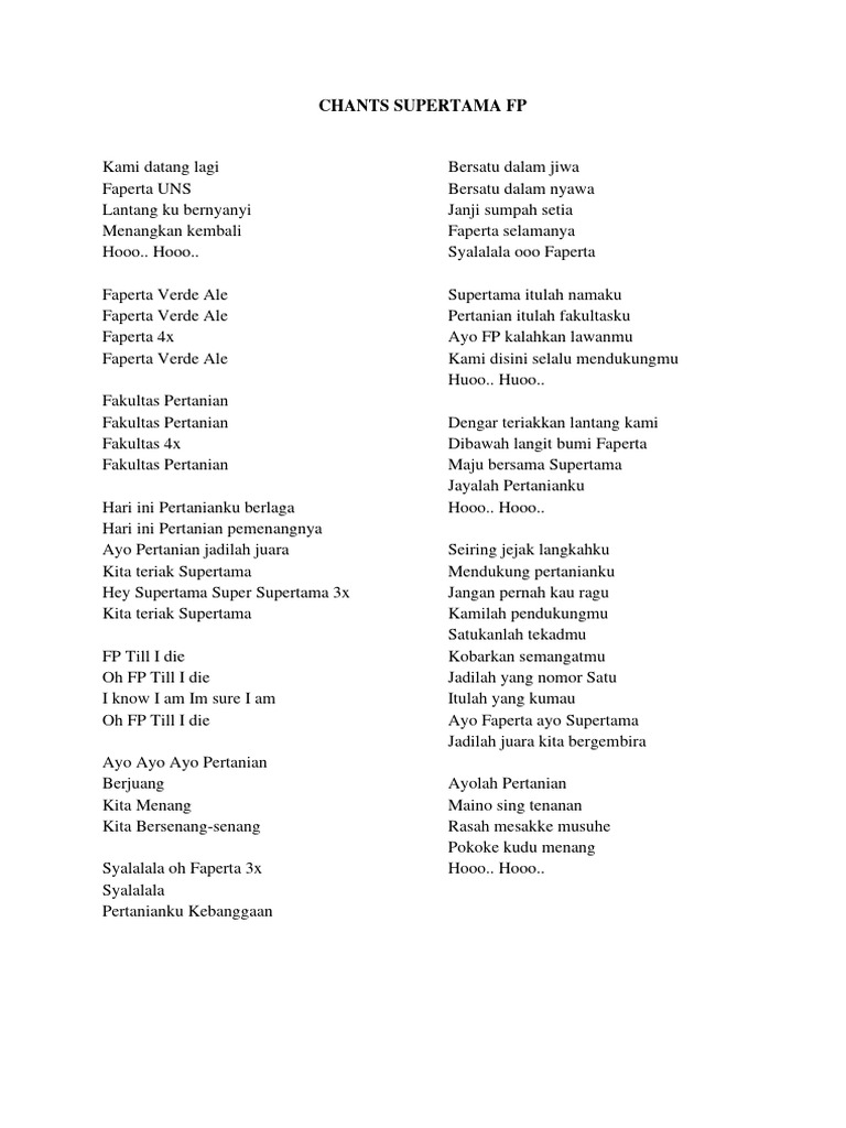 Chants Supertama | PDF