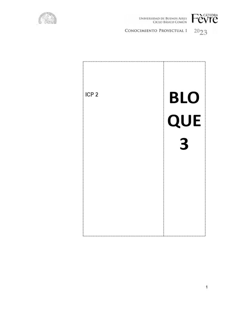 2023 - Icp2 - Pack Bloque 3 | PDF | Evolución