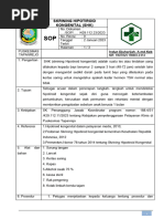 Sop Skrining Penyakit Jantung Bawaan | PDF