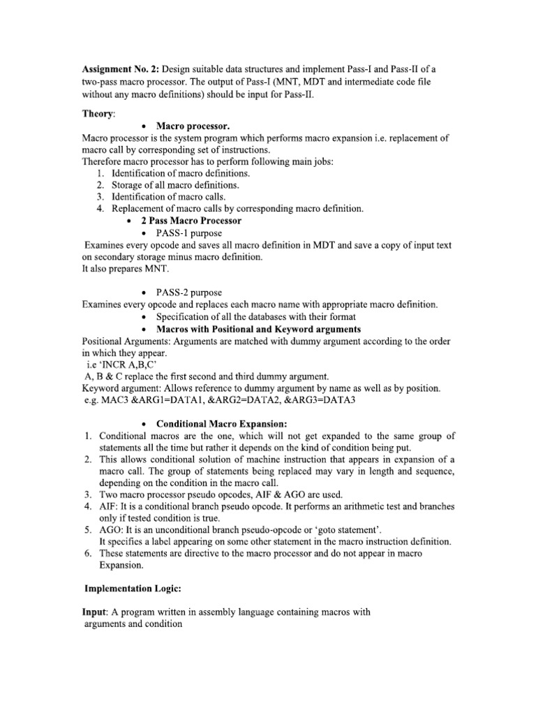 Spos Assignment 2 | PDF