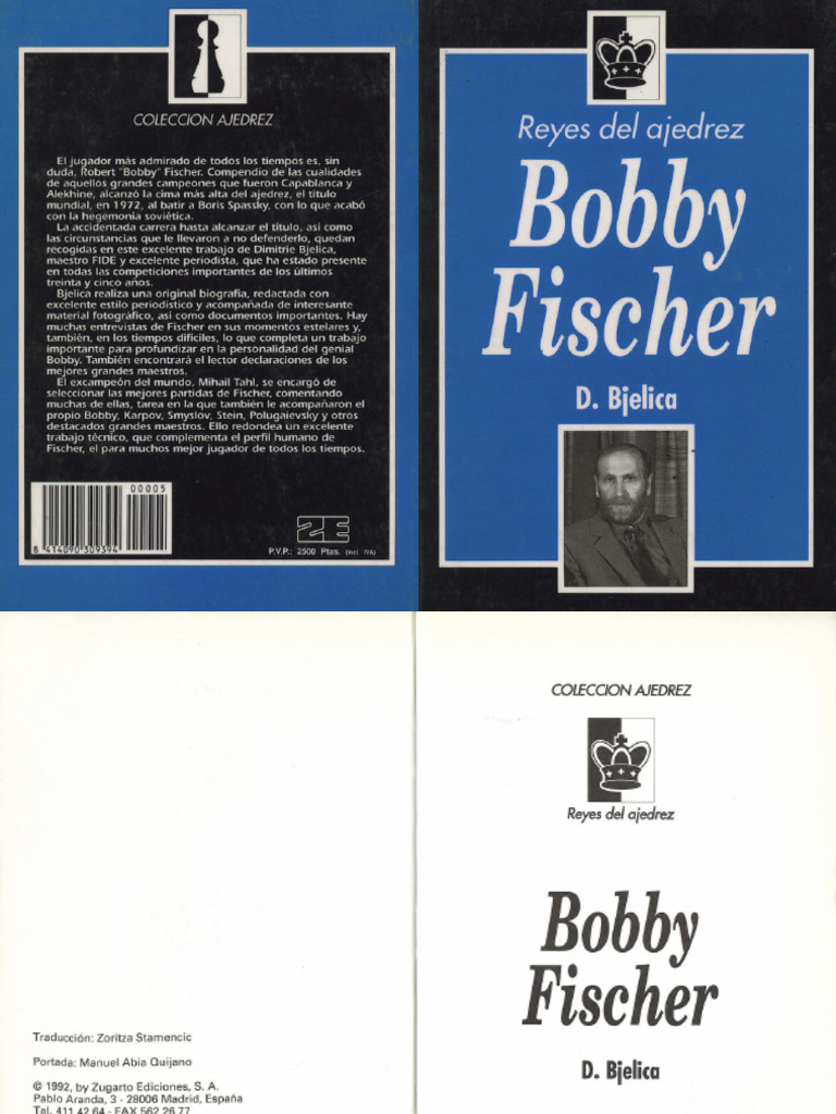 Ebook Chess Ajedrez Bobby Fischer (D Bjelica) by Polyto | PDF