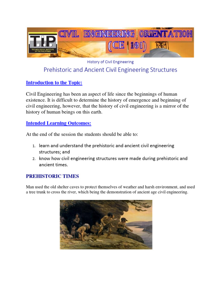 Ancient Civil Engineering Milestones | PDF | Art